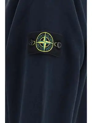 Stone Island Hooded Sweatshirt With Front Pocket