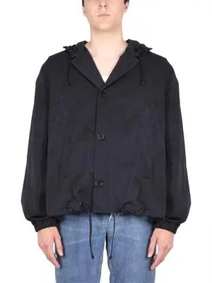 Bottega Veneta Jacket With Pouch - Black