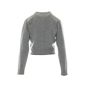 Chloé Knitted Logo Cardigan - Gray