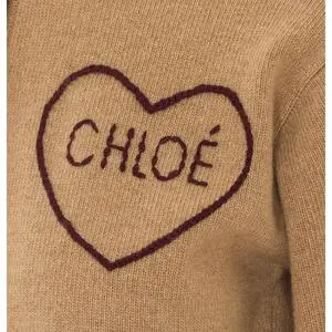 Chloé Logo Knitted Slim Cardigan
