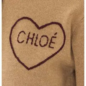 Chloé Logo Knitted Slim Cardigan