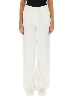 Givenchy Oversized Denim Jeans - White