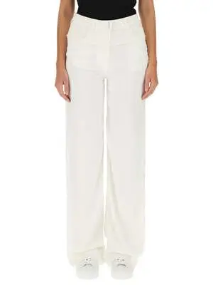 Givenchy Oversized Denim Jeans - White