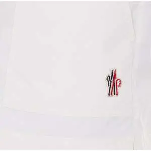 Moncler Logo Shorts - White
