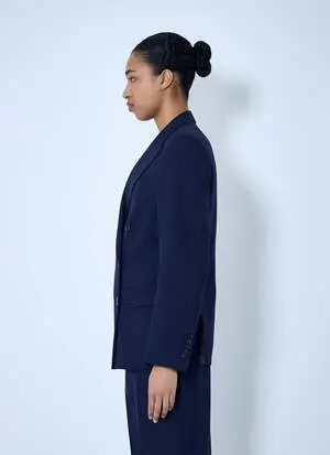 Dries Van Noten Double-breasted Wool Blazer
