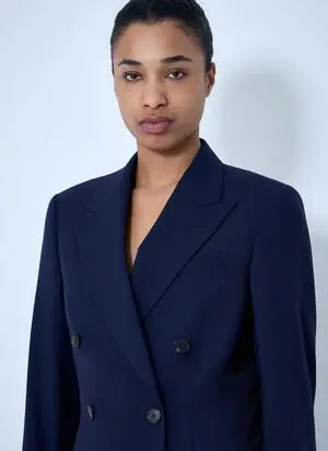 Dries Van Noten Double-breasted Wool Blazer