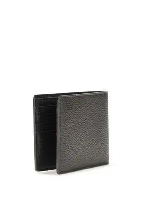 TOM FORD T Line Bifold Wallet In Grained Leather