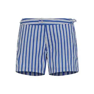 TOM FORD Regimental Stripe Swim Shorts - Blue