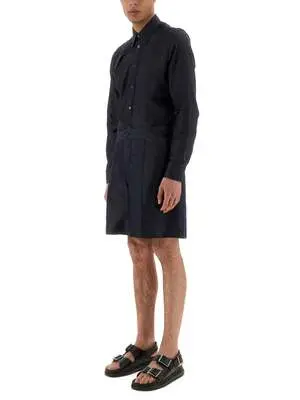 Alexander McQueen Short In Denim