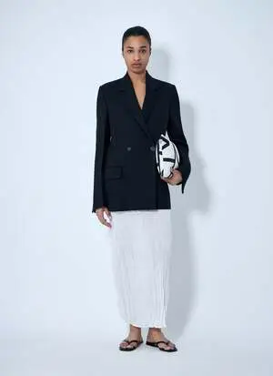 TOTEME Double-breasted Blazer - Black