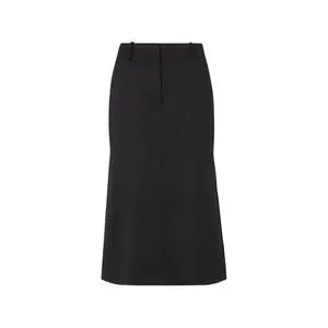 Fendi Wool Straight Skirt - Black