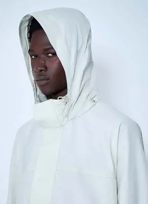 LEMAIRE High-collar Utility Jacket - White