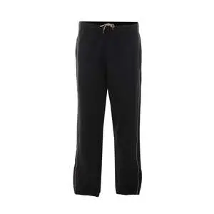 Burberry Check Trim Pants - Black