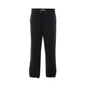 Burberry Check Trim Pants - Black