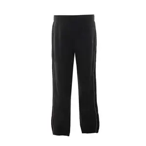 Burberry Check Trim Pants - Black