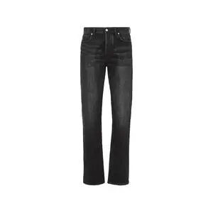 Fendi Denim Regular And Straight-leg Jeans - Black