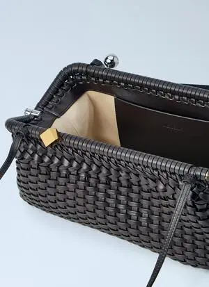 Jacquemus La Grande Pochette Salon Clutch Bag - Brown