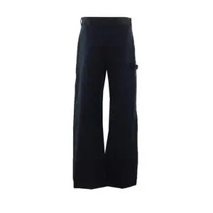 Loewe Embroidered Double L Pants - Blue