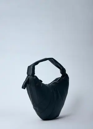 LEMAIRE Small Fortune Croissant Bag - Black