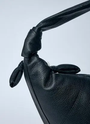 LEMAIRE Small Fortune Croissant Bag - Black