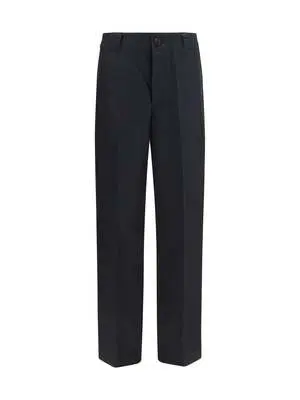 Prada Technical Wide-leg Pants - Black