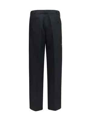 Prada Technical Wide-leg Pants - Black