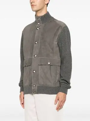 Brunello Cucinelli Padded Leather Jacket
