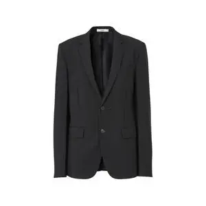 Fendi Mohair And Virgin Wool Tailored Blazer - Black