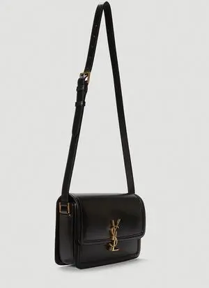 Saint Laurent Solferino Medium Satchel Shoulder Bag - Black