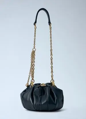 Chloé Plissé Shoulder Bag - Black