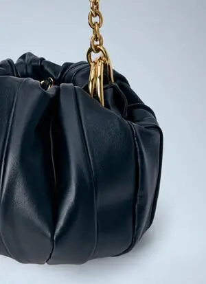 Chloé Plissé Shoulder Bag - Black