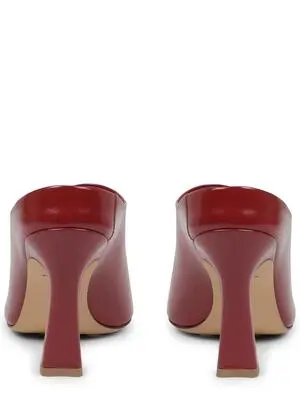 Bottega Veneta Lamb Leather Open Toe Mule - Red