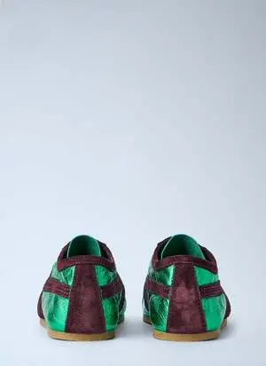 Dries Van Noten Metallic Panel Sneakers - Green