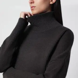 LISA YANG Dark Green Heidi Cashmere Sweater - Gray