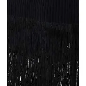 Alaïa Fringed Tube Skirt - Black
