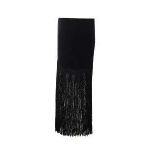 Alaïa Fringed Tube Skirt - Black