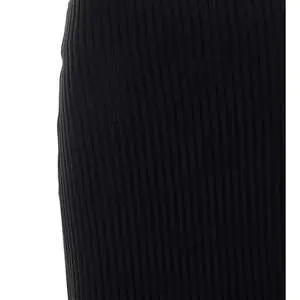 Alaïa Fringed Tube Skirt - Black