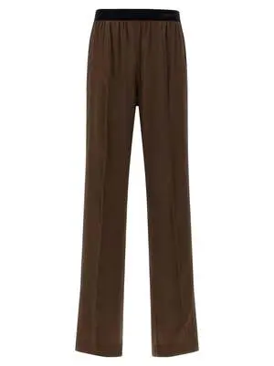 TOM FORD Silk Pants - Brown