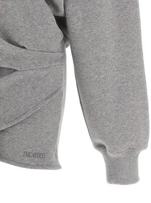Attico Hooded Dress - Gray