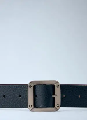 Acne Studios Textured Reversible Leather Belt