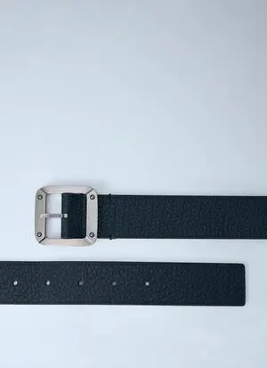 Acne Studios Textured Reversible Leather Belt