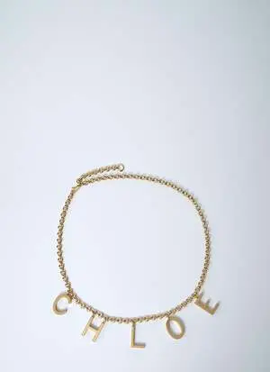 Chloé Logo Motif Belt - Gold