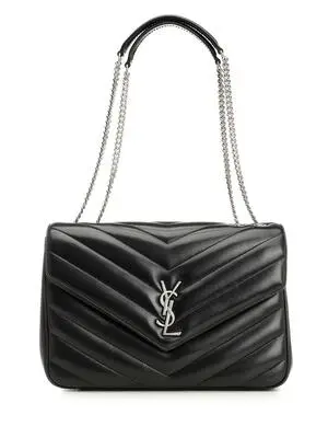 Saint Laurent Large Loulou Bag - Black