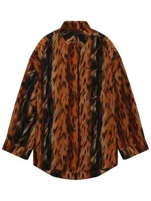 Balenciaga Silk Shirt - Brown
