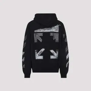 Off-White Metal Arrow Skate Hoodie - Black