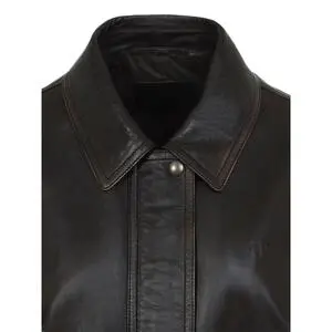 Prada Leather Bomber Jacket