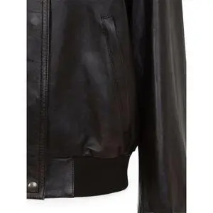 Prada Leather Bomber Jacket