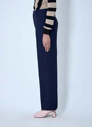 Dries Van Noten Wool Tailored Trousers