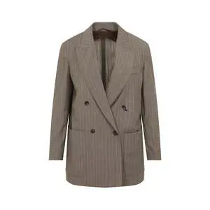 Max Mara Acciaio Pinstripe Jacket