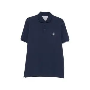 Brunello Cucinelli Patchwork Polos For Men